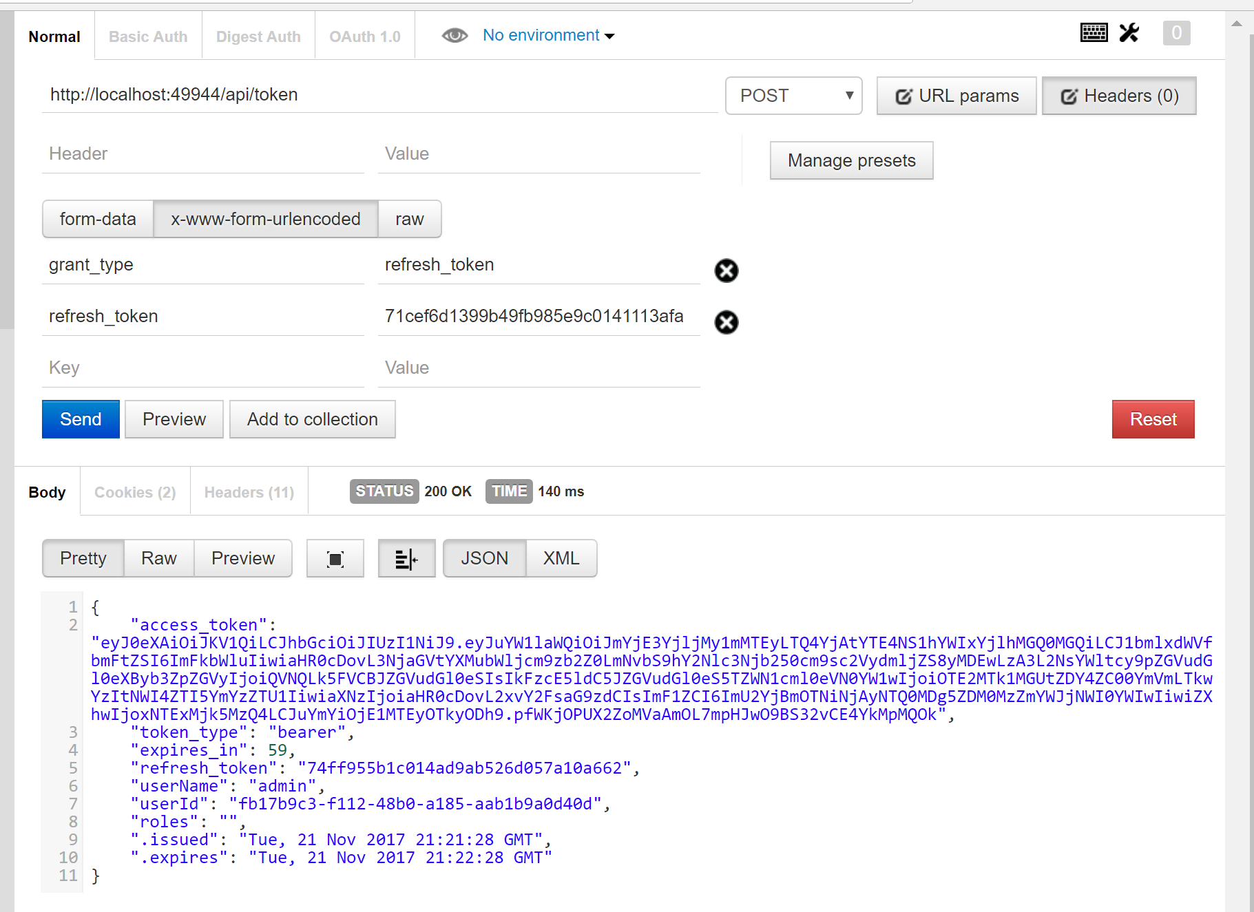 Token Based Authentication In Asp Using Jwts Part 2 Using Refresh Tokens Planet Technology